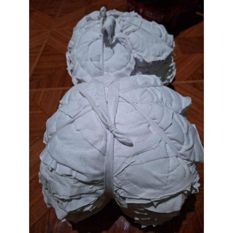 Basahan bilog puti white Round 100 pcs( multi purpose ) | Shopee ...