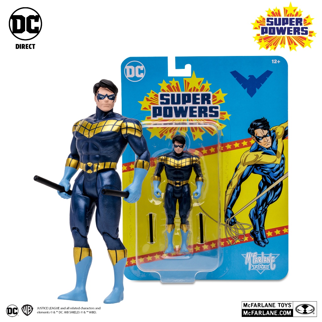 NIGHTWING (KNIGHTFALL) 5IN Super Powers DC Direct McFarlane Toys Action ...