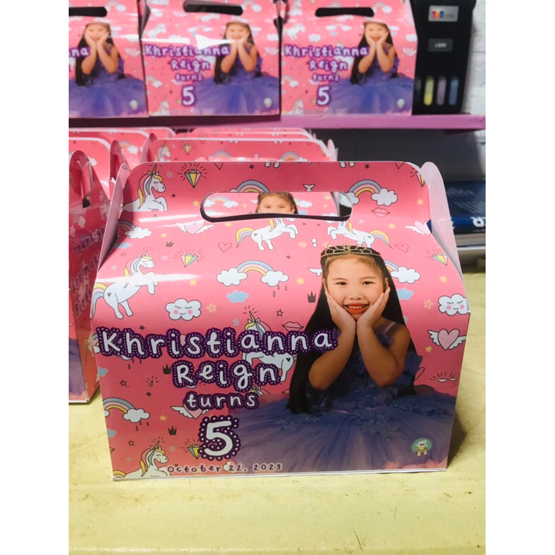 20pcs Customized Birthday Gable Box | Shopee Philippines