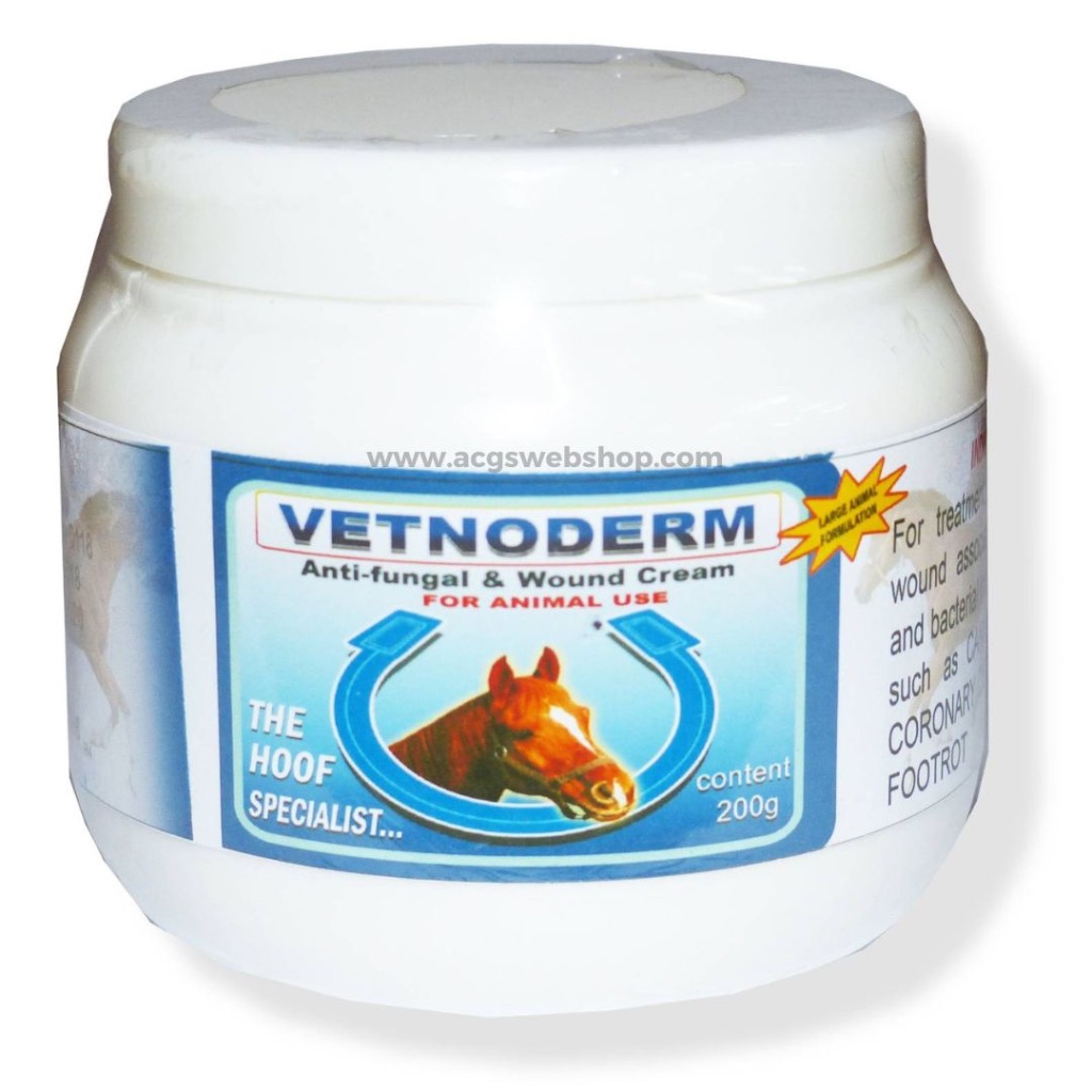 Vetnoderm Jar - Anti-fungal & wound cream - Horses and Ruminant ...