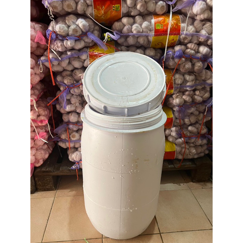 Empty Drum / White Container can fit 40KG | Shopee Philippines