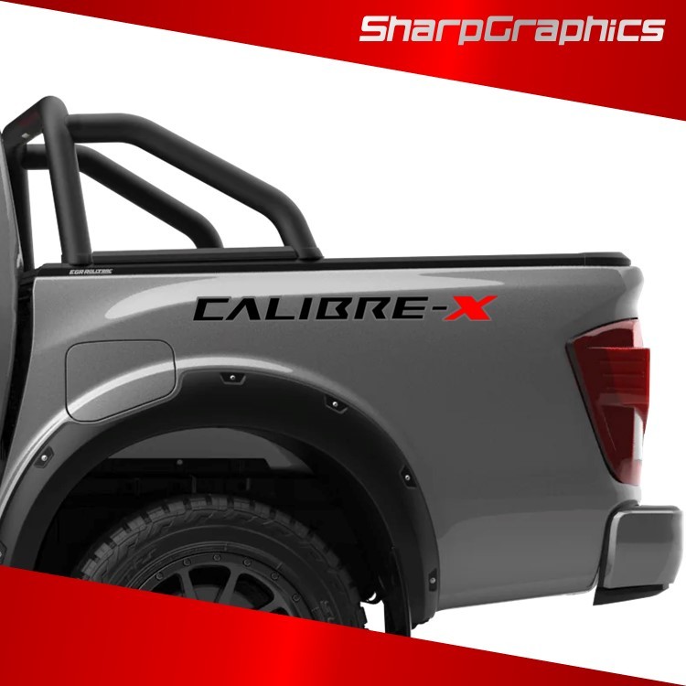 Nissan Navara Calibre Calibre X Rear Cargo Side Panel Sticker Decal ...
