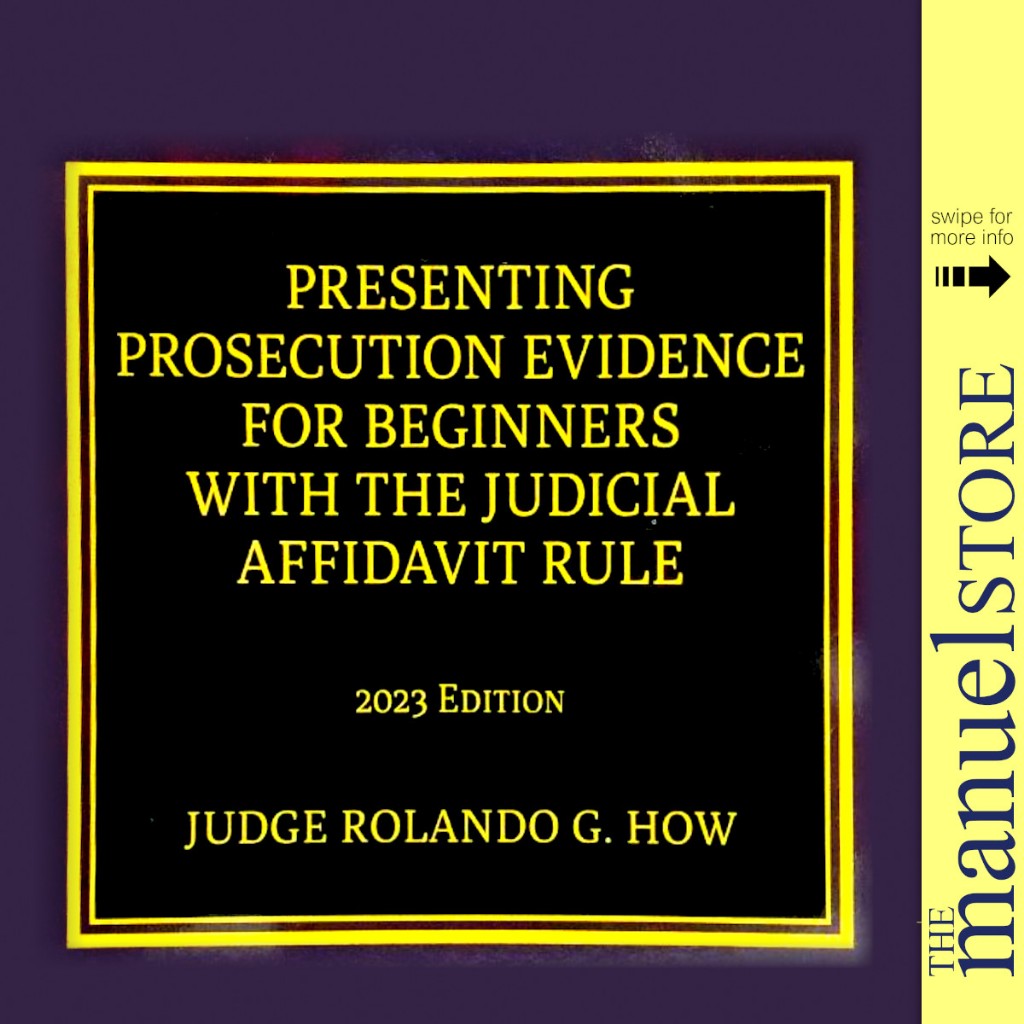 Judge Rolando How (2023) Presenting Prosecution Evidence for Beginners ...