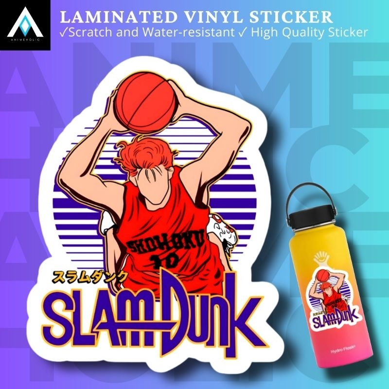 SLAM DUNK STICKER~ | ANIMEHOLIC LAMINATED VINYL STICKERS. | Shopee ...