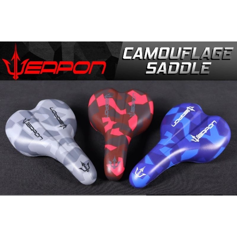 Weapon MTB Super Lambot Bike Saddle Camouflage Design | Shopee Philippines