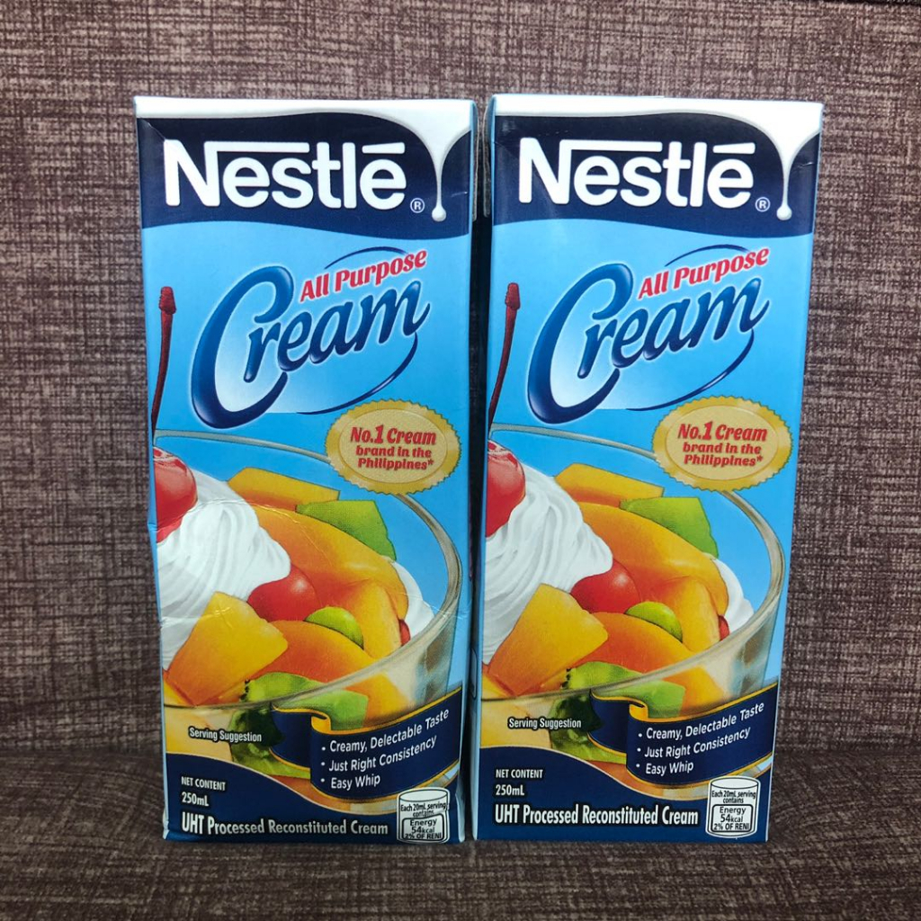 Nestle All Purpose Cream (250ml x 2 packs) | Shopee Philippines