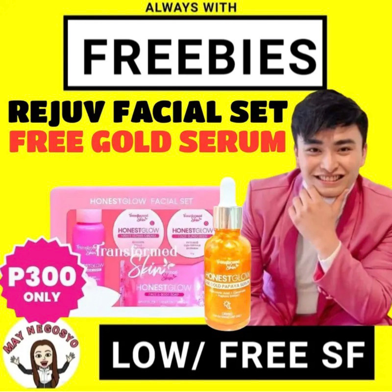 HONESTGLOW REJUV SET + GLASS SKIN SERUM (MAYNEGOSYO) | Shopee Philippines
