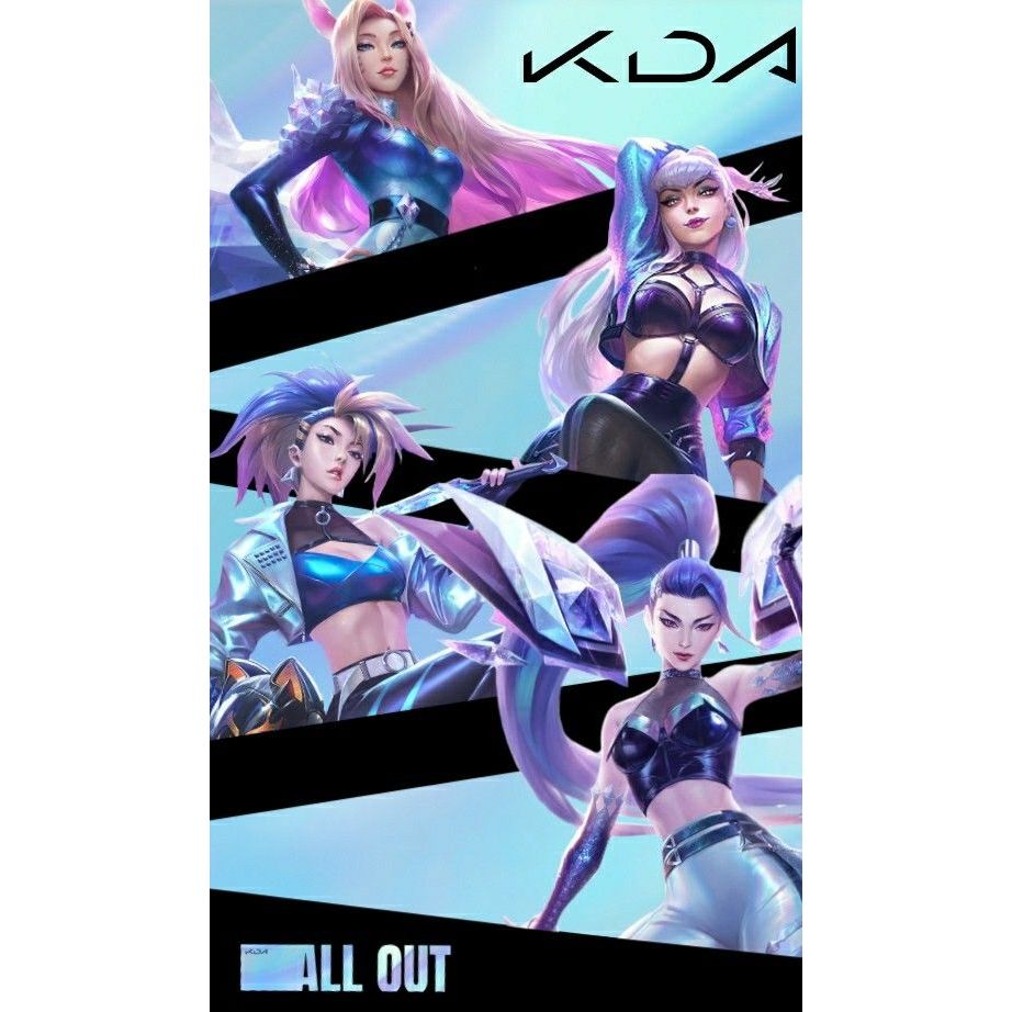 LEAGUE OF LEGENDS KDA A4 POSTERS | Shopee Philippines
