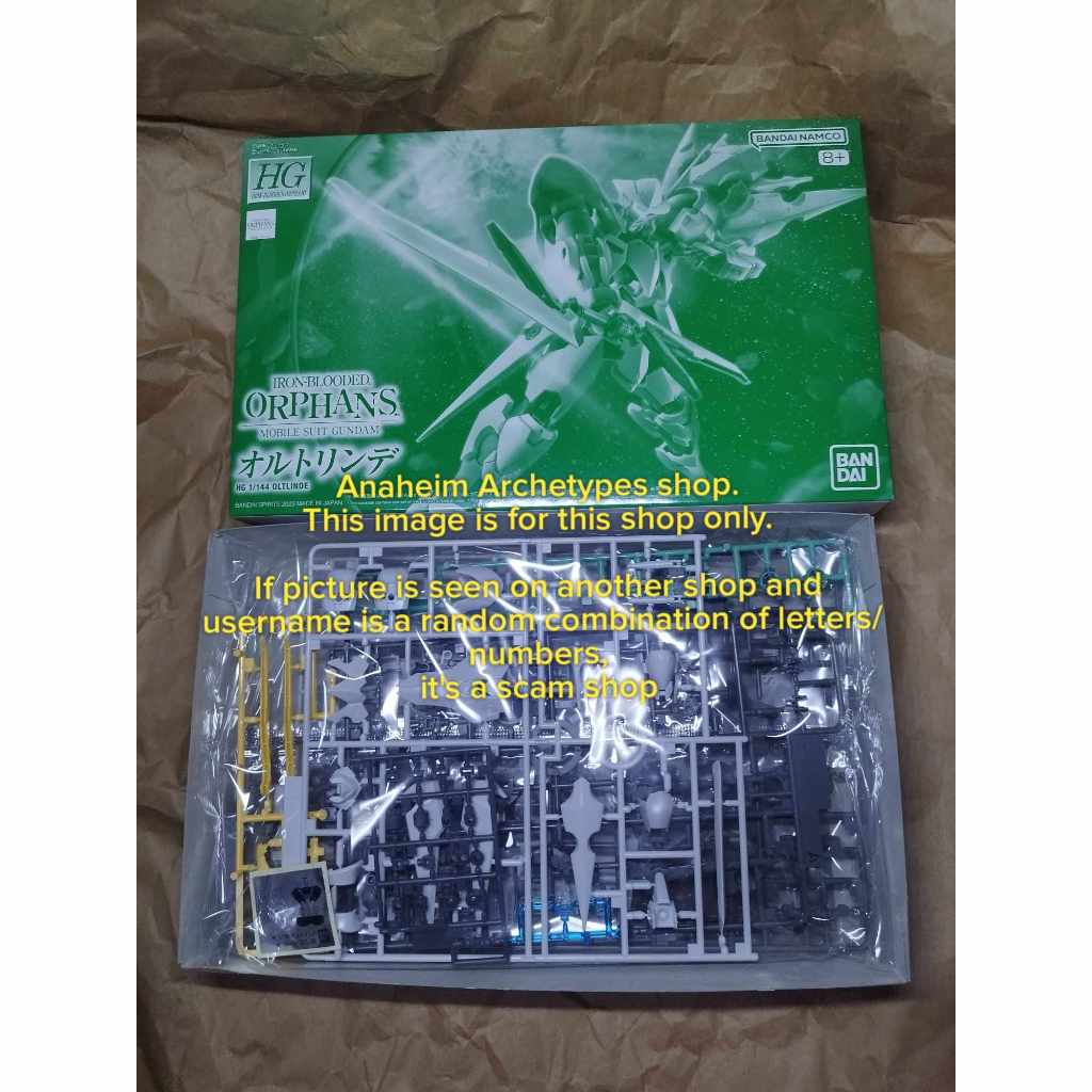 ON-HAND BANDAI HG 1/144 Oltlinde / Ortlinde | Shopee Philippines