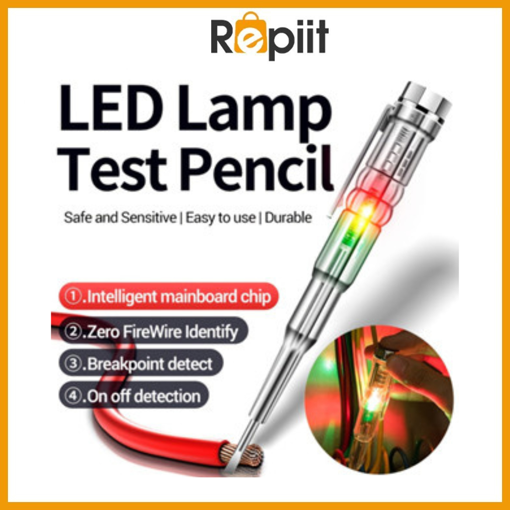 Voltage Tester Pen Induction Power Detector Pen Electrical Screwdriver ...