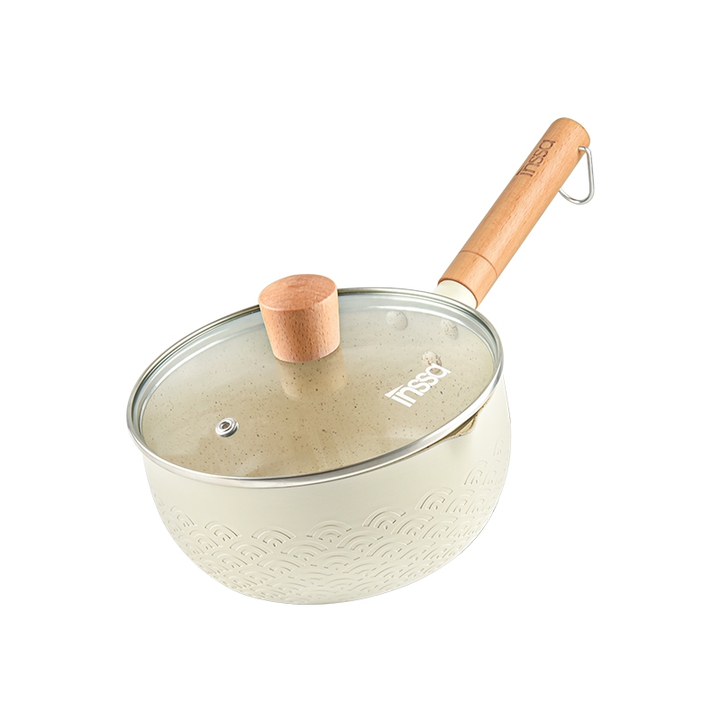 INSSA Saucepan Milk Pan Snow Pan Frying Pan Nonstick Aluminum 18cm/20cm ...