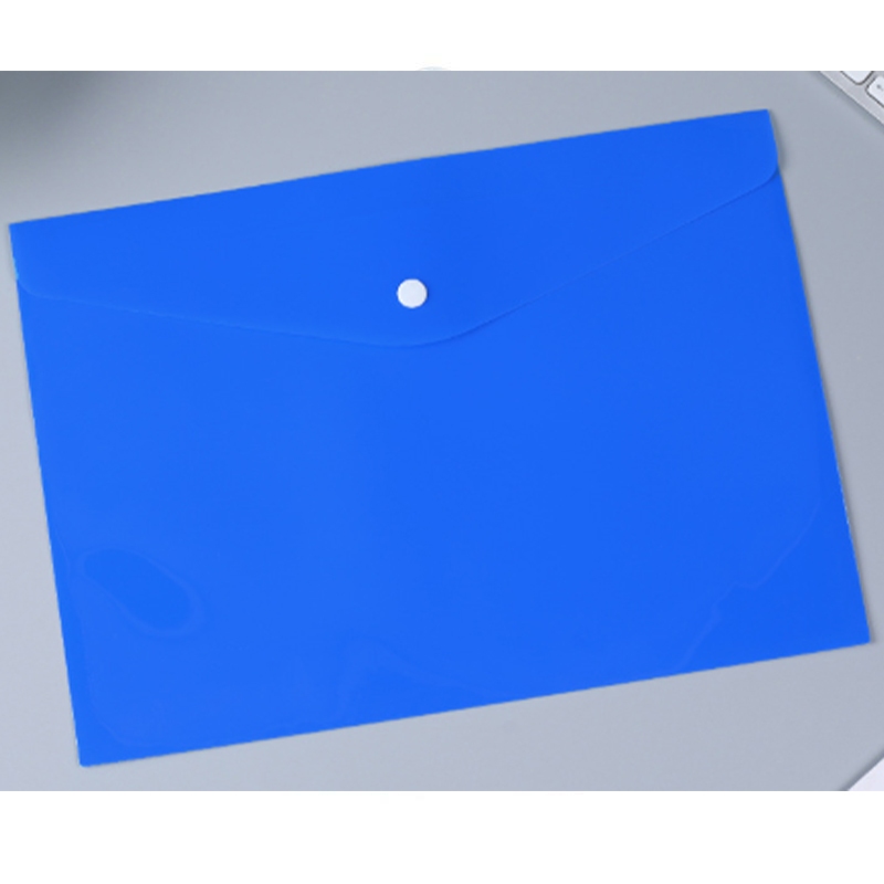 Transparent Snap File Bag A4 A5 Pp Plastic Student File Storage Bag ...