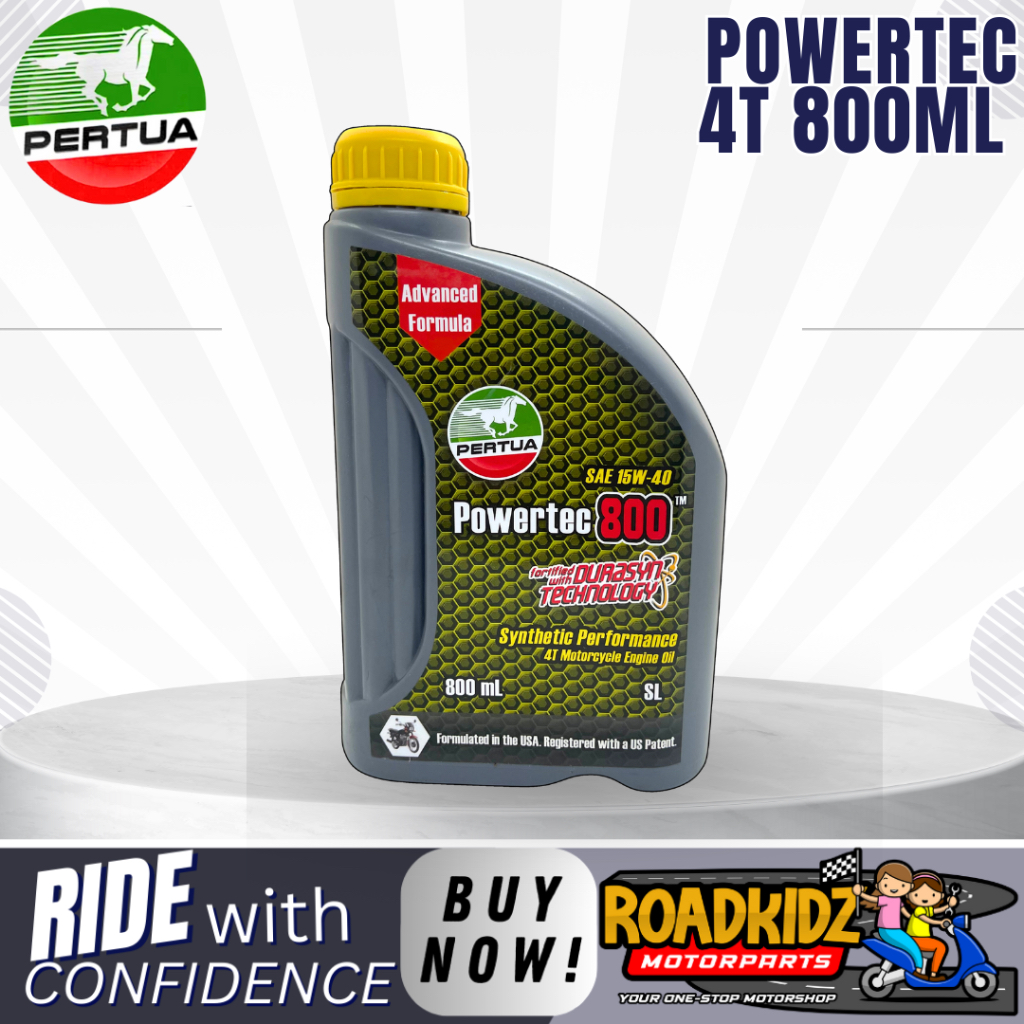 PERTUA POWERTEC 4T MOTORCYCLE OIL 800ml | Shopee Philippines