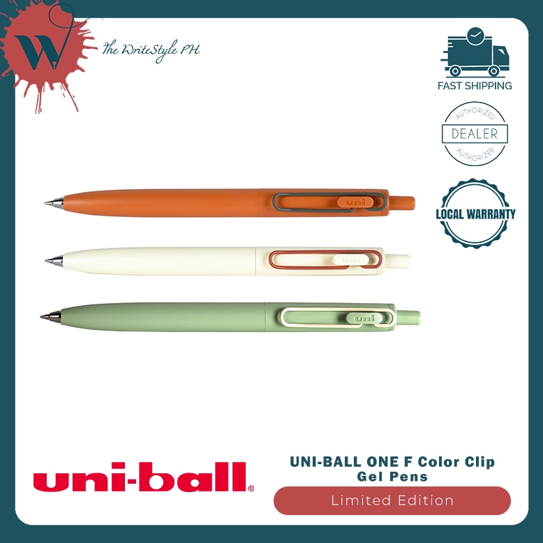 Uni-Ball One F Limited Edition Color Clip Gel Pens (0.38mm / 0.5mm ...