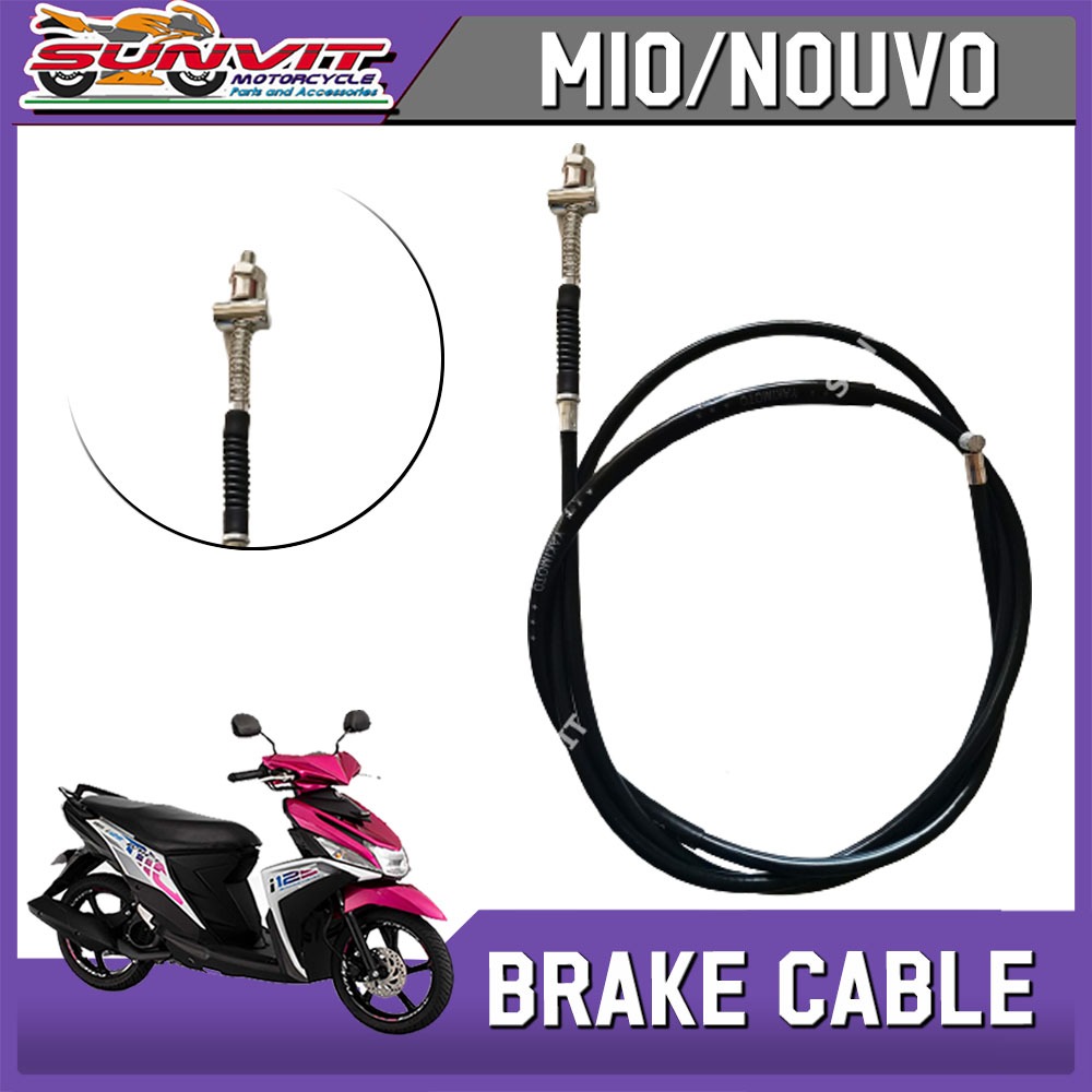 SUNVIT- MOTORCYCLE MIO/FINO/NOUVO YAMAHA BRAKE CABLE | Shopee Philippines