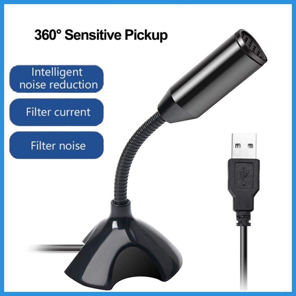 Universal USB Portable Adjustable Microphone Mini Stand Microphone for ...