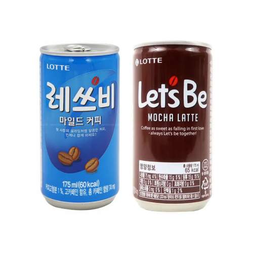 LOTTE Lets Be Mild Coffee / Mocha Latte 175ml | Shopee Philippines