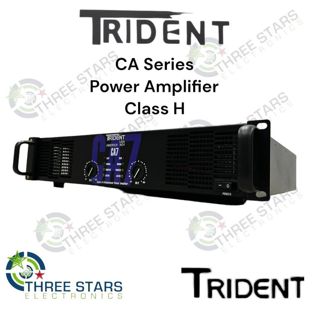 IMIX Trident CA-7 Power Amplifier 450 Watts X2 RMS Class H | Shopee ...