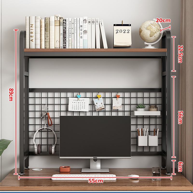 COD Desktop Organizer Tabletop Rack Multi-laver Student Bookshelf ...