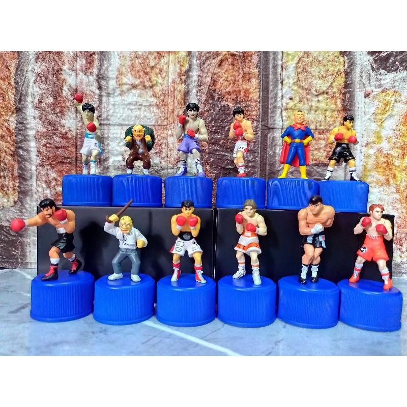 Set of 12's Hajimeno Ippo Bottle Cap Mini Figure (Vintage Rare ...