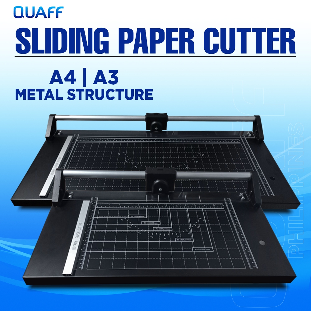 QUAFF Sliding Cutter Metal Structure A4/A3 Size | Shopee Philippines