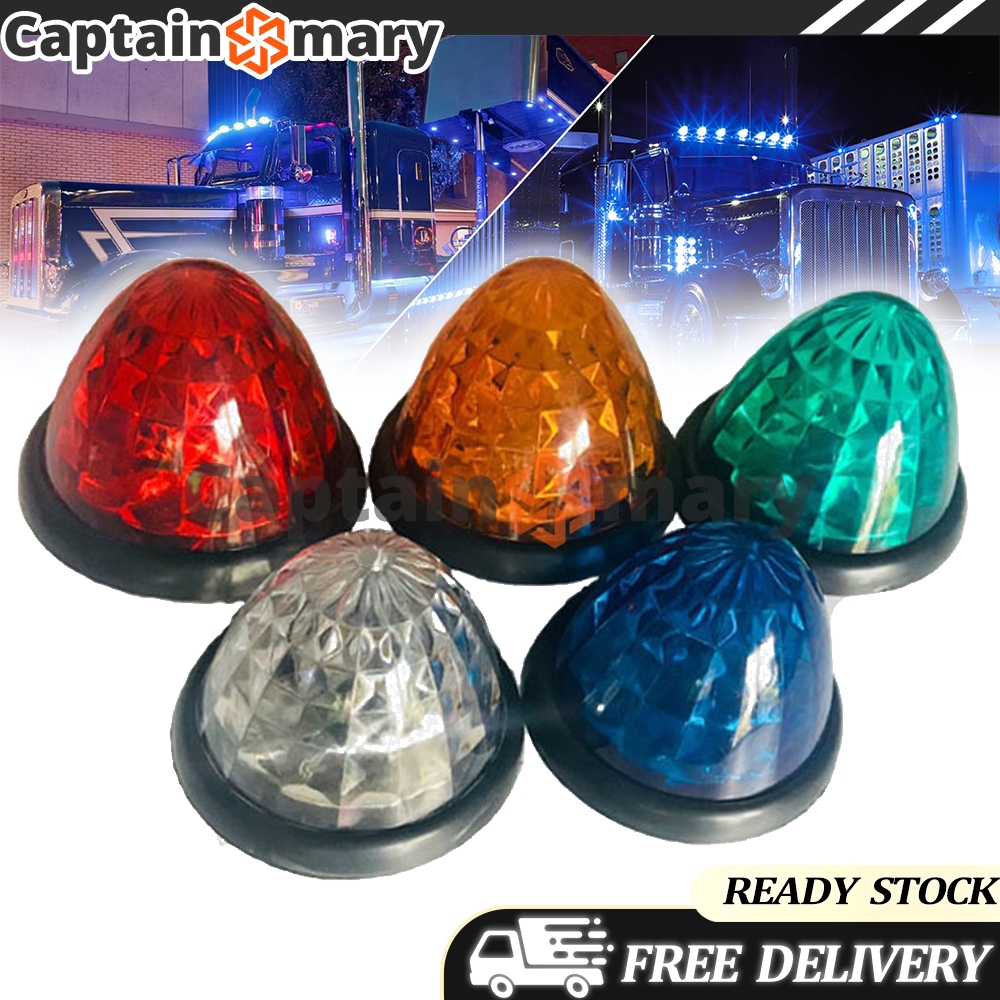 Crystal Cone 24V LED Truck Side Marker Lights clearance light for Car ...