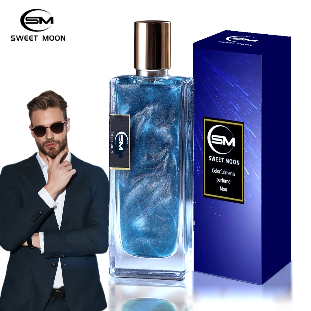 Sweet Moon Perfume Colorful Men's Shimmer Body Perfume 65ml for Men ...
