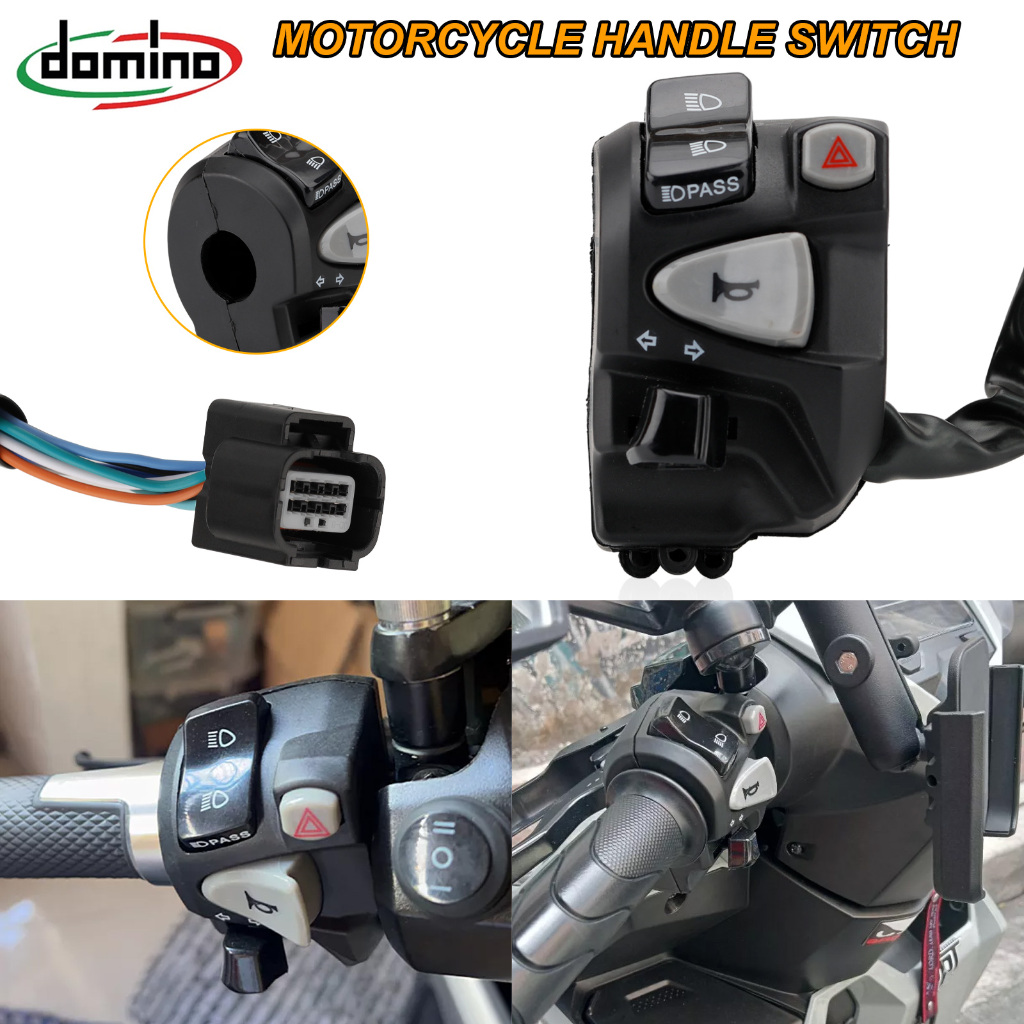 Domino Handle Switch For Honda Click V2 V3 With Passing Light