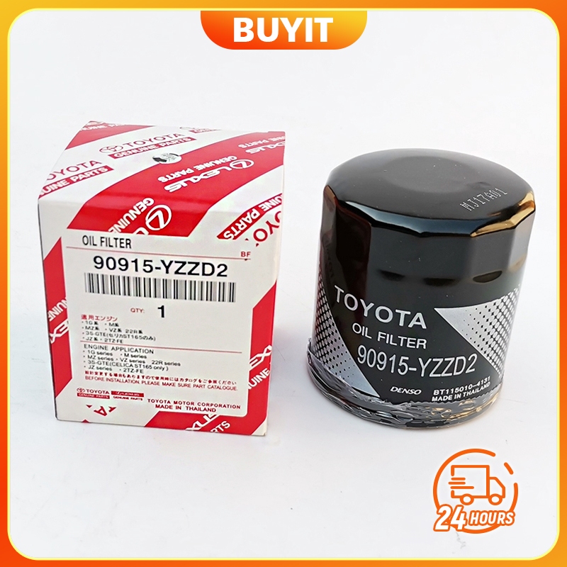 TOYOTA Genuine Parts Oil Filter 90915-YZZD2 for Toyota Fortuner ...