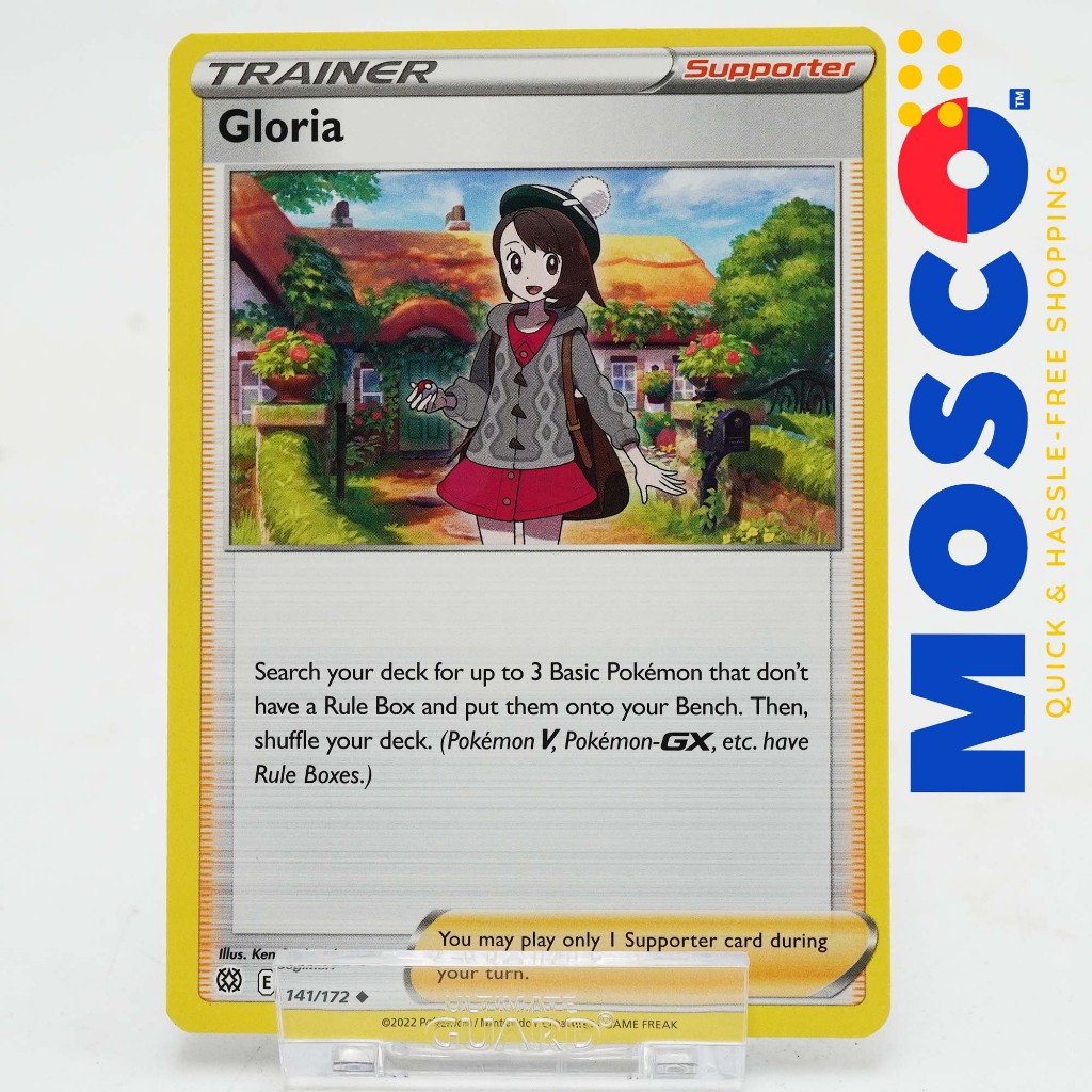 Gloria - 141/172 - Uncommon | Supporter Cards Pokemon TCG | Shopee ...