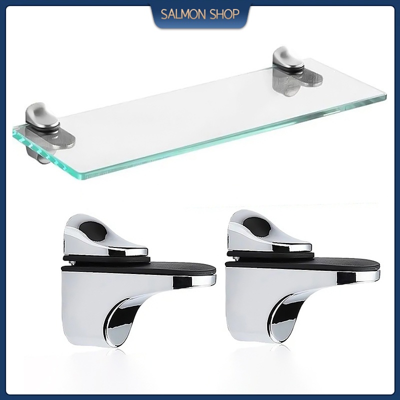 2Pcs/set Fish Mouth Glass Clip Adjustable Zinc Alloy Glass Clamp 3-21mm ...