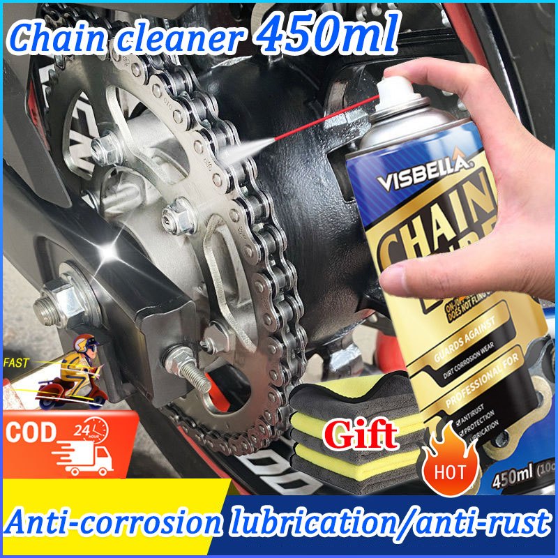 Chain Cleaner 450ml Rust and Corrosion Protection chain lube motorcycle ...
