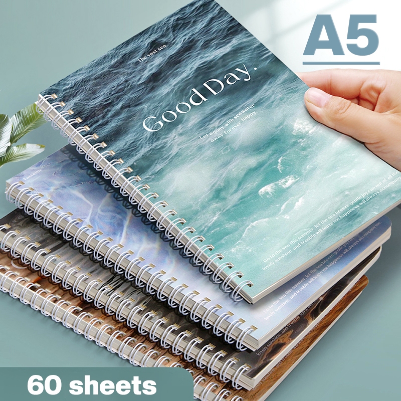 Thick A5 Spiral Notebook 60 Sheets Binder Notebook Student Line ...