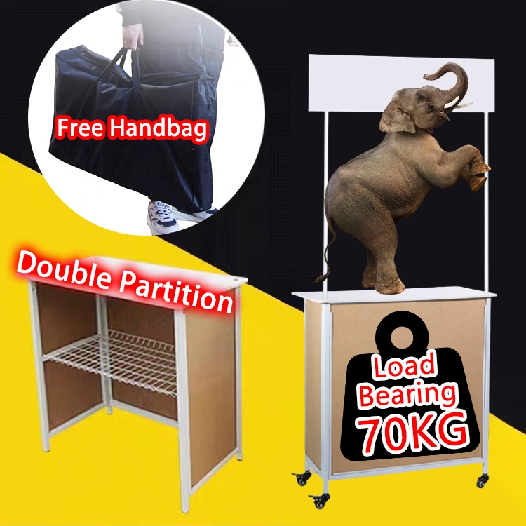 Thickened Iron Portable Booth With Wheels Food Cart Promotional Booth ...