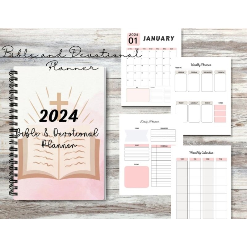 Bible and Devotional Planner 2024 | Shopee Philippines