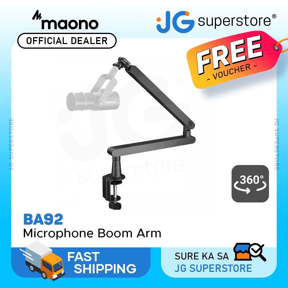 Maono BA92 Mic Suspension Boom Arm Stand Aluminium Alloy 360 Degree ...
