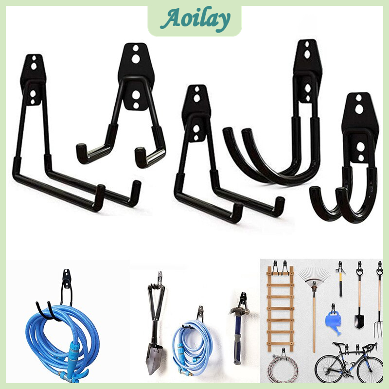 Bike Garage Hook Heavy Duty Metal Hook Garage Storage Wall Mount hook ...