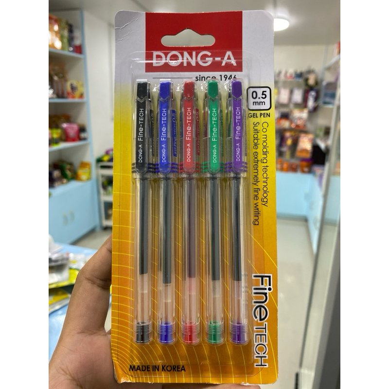 DONG A FINE TECH GEL PEN 0.5MM | Shopee Philippines