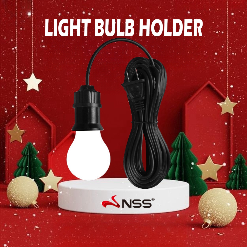NSS Bulb Holder Weatherproof Socket Wire Light Lamp Receptacle Bokilya ...