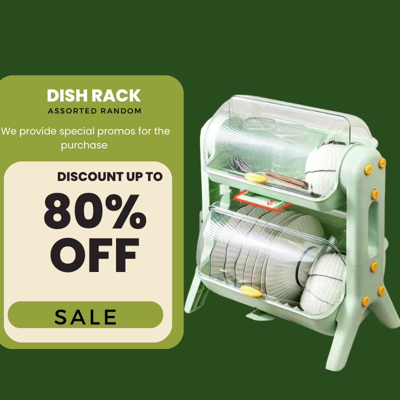 Dish Rack Double Layer Plate Bowl Cup Dish Drainer Rack Plate Holder ...