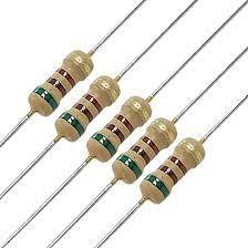 5pcs Resistors 110 ohms to 910 ohms Carbon Film Resistor 0.25 watt ...