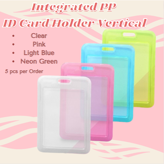 Integrated ID Card Holder C-113 Vertical 86x54mm (5 pcs per order ...