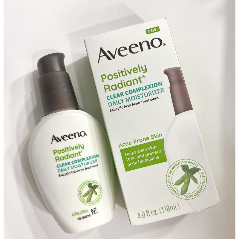 Aveeno Positively Radiant, Clear Complexion, Daily Moisturizer, 4 fl oz ...