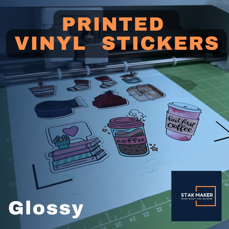 Custom Waterproof Sticker Printing Vinyl Glossy A4 || STAK MAKER ...
