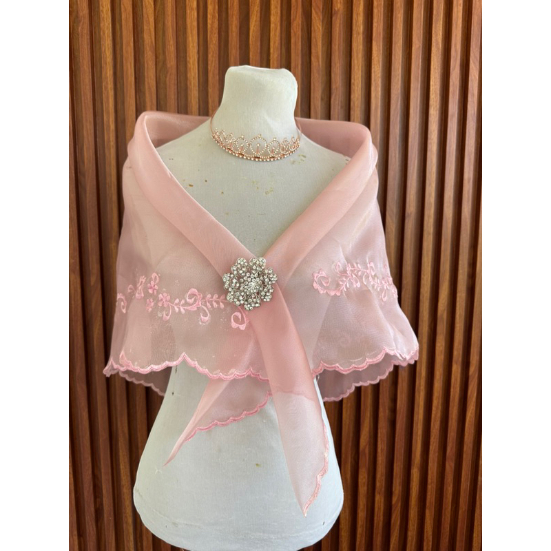 MODERN FILIPINIANA ALAMPAY W/ FREE Brooch | Shopee Philippines