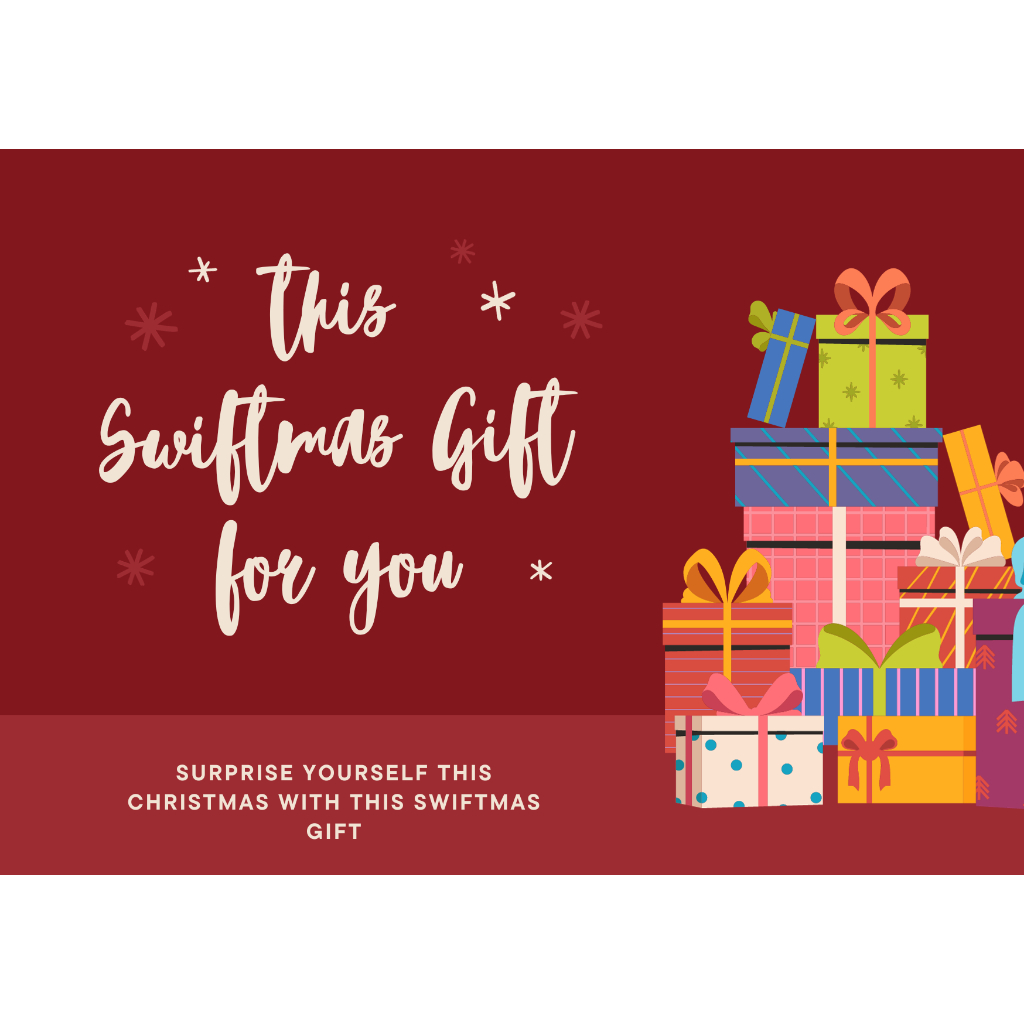Swiftmas Gift / Swiftmas Items wrapped on a Christmas wrapper | Shopee ...