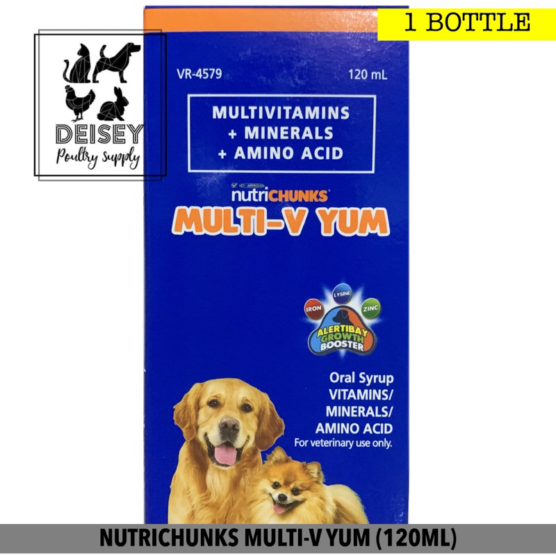 NUTRICHUNKS MULTI-V YUM MULTIVITAMINS FOR DOG & CAT (120ML) | Shopee ...