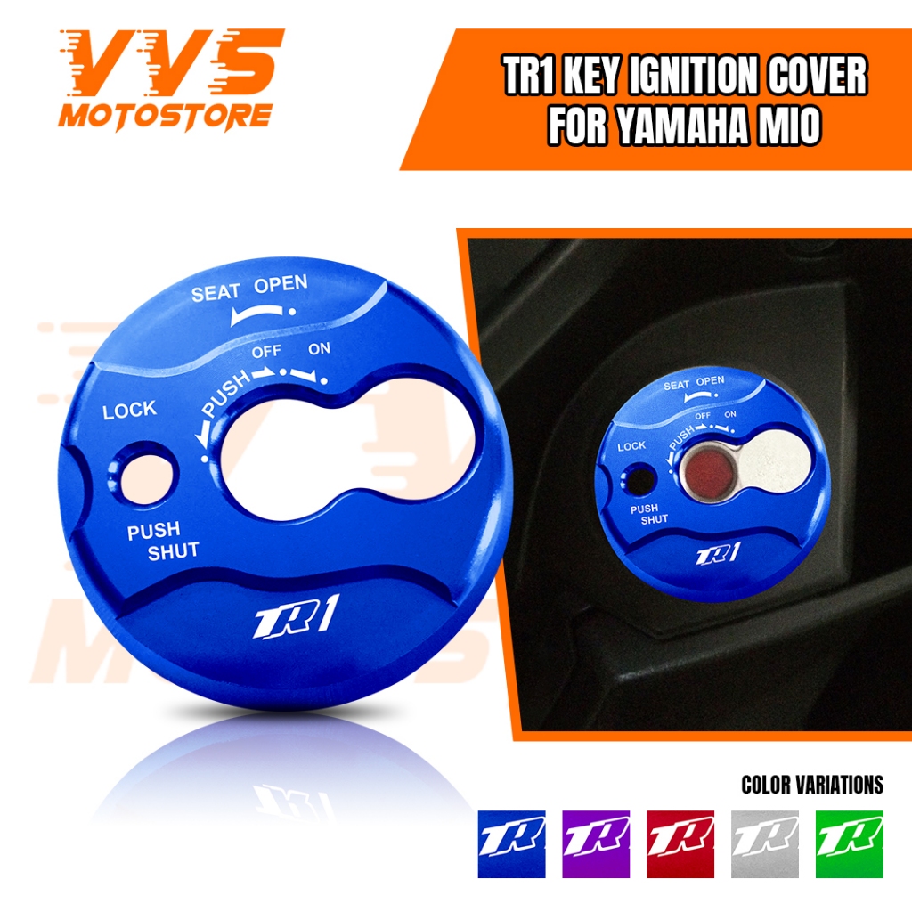 TR1 Key Ignition Cover For Yamaha Mio CNC Alloy High-Quality Material ...