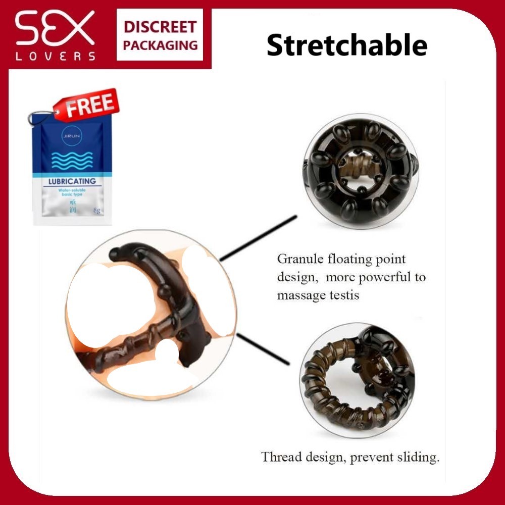 Delay Ejaculation Soft Silicone Cock Ring Adult Sex Toys For Men ...