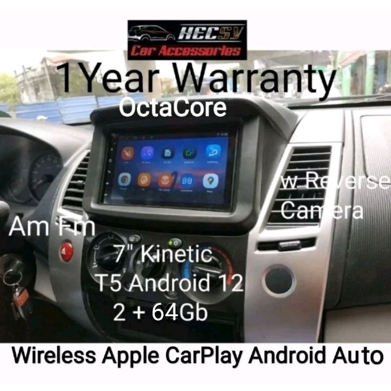 Kinetic Android Stereo Head Unit Innova Montero Adventure G4 Avanza ...